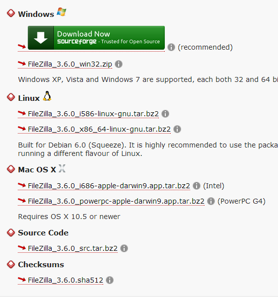 ดาวน์โหลดและติดตั้ง filezilla – Pongpat Janthai Green